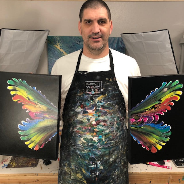 Interview with David the Left Brained Artist: Fluid Art and Science Ma ...